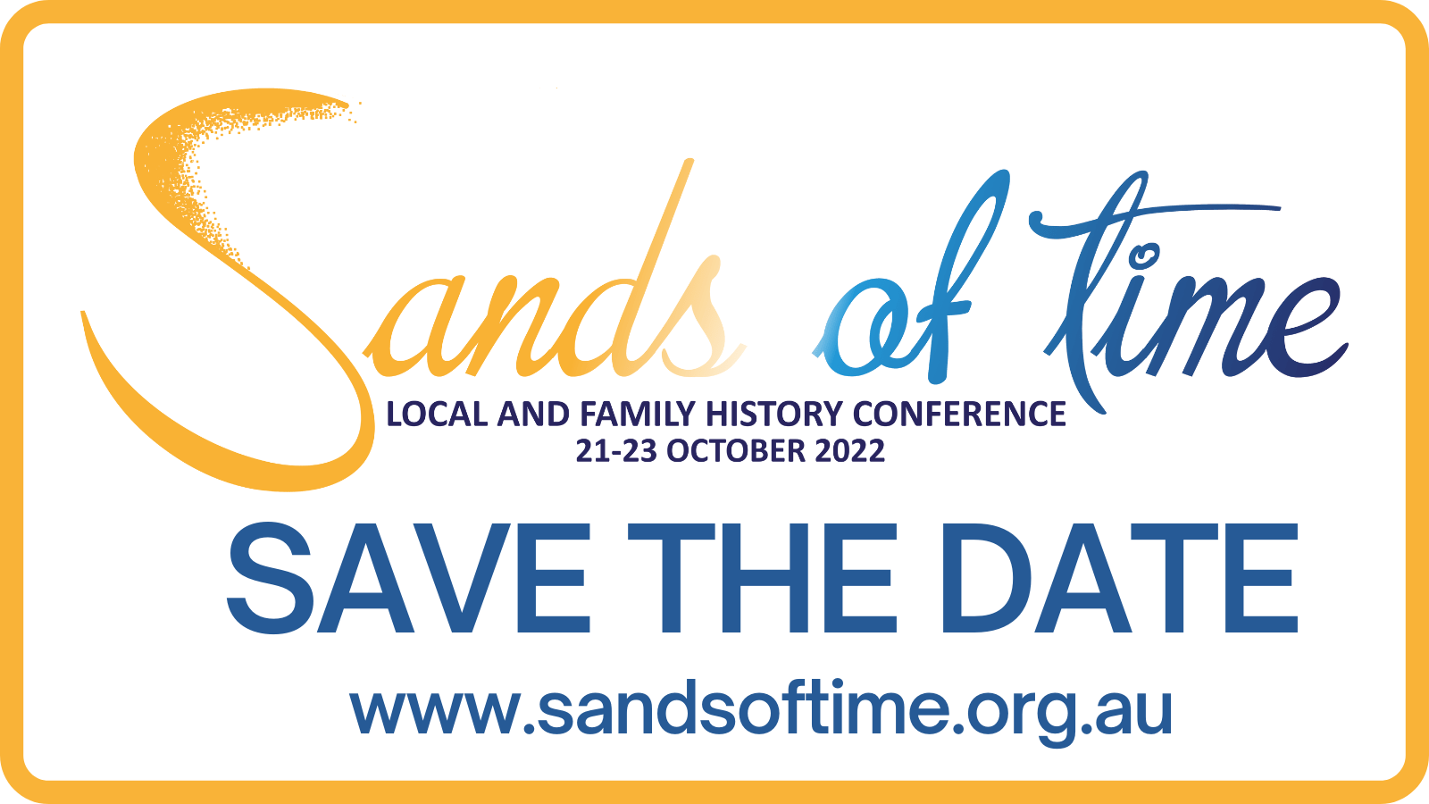 Sands of Time Conference - Caloundra Family History Research Inc