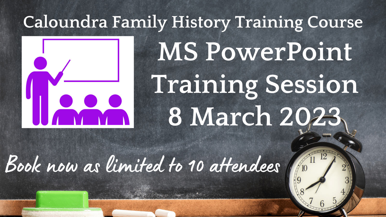 Microsoft PowerPoint Training Session - Caloundra Family History ...
